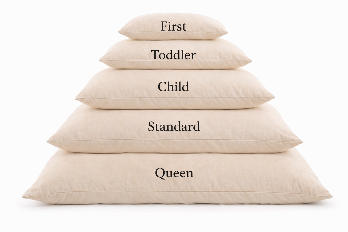 Queen Size Adjustable Bed Pillow – Organic Cotton Cover – Made in USA ...